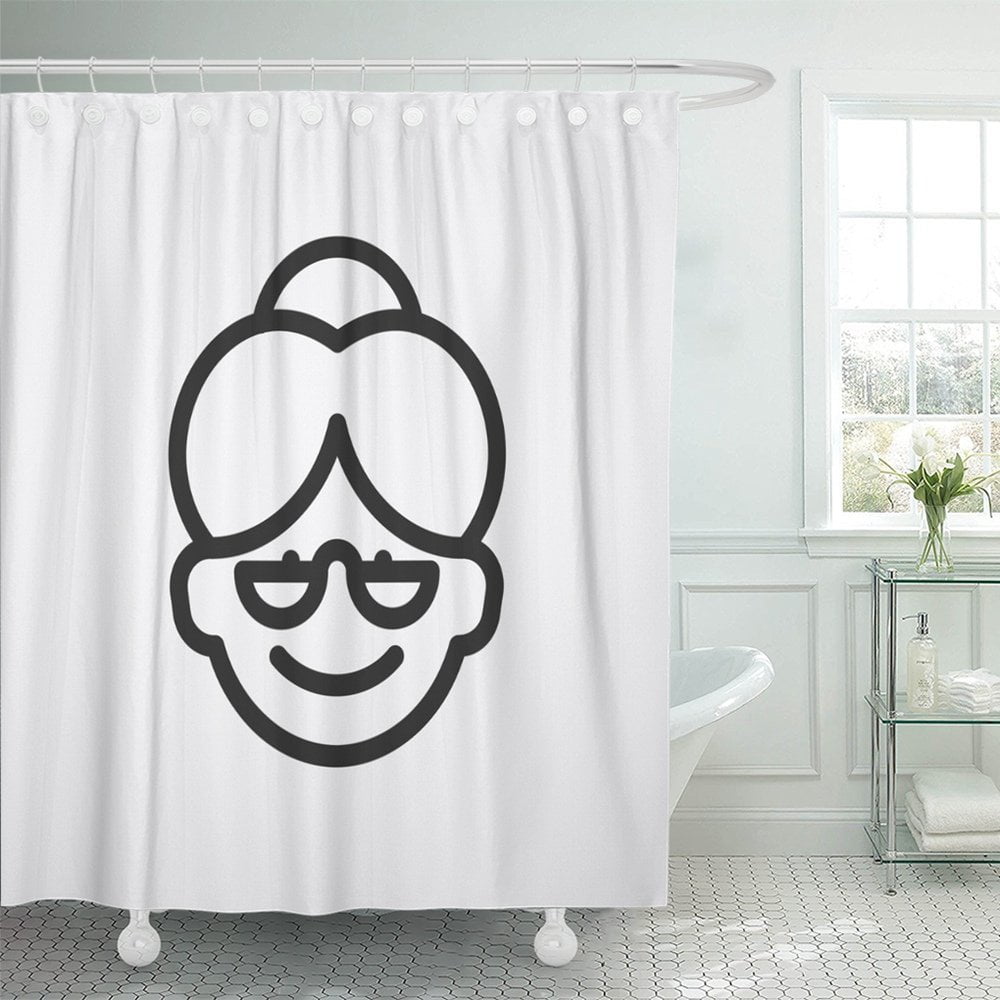 KSADK Grandma Grandmother Old Senior Person Woman Lady Glasses Hair ...