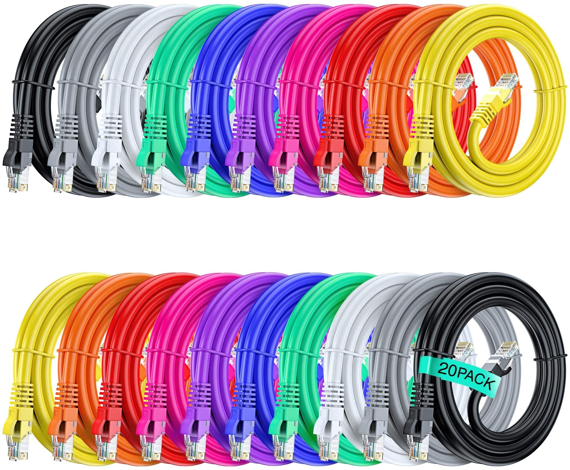 Maximm Ethernet Cable 4ft Cat 6 Pure Copper, UL Listed, LAN UTP Cat6 ...
