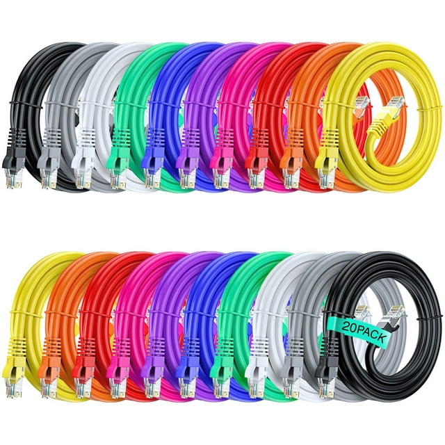 Maximm Ethernet Cable 4ft Cat 6 Pure Copper, UL Listed, LAN UTP Cat6 ...