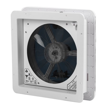 Exhaust Fan, 13.4x13.4in Wall Mounted Ventilation Fan Electric ...