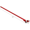6 FT Heavy Duty Pry Bar with Wheels - 5 Ton (11000 LBS) Capacity Steel ...