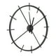 Kate and Laurel Isaac Modern Metal Wall Clock, 26", Black, Chic ...