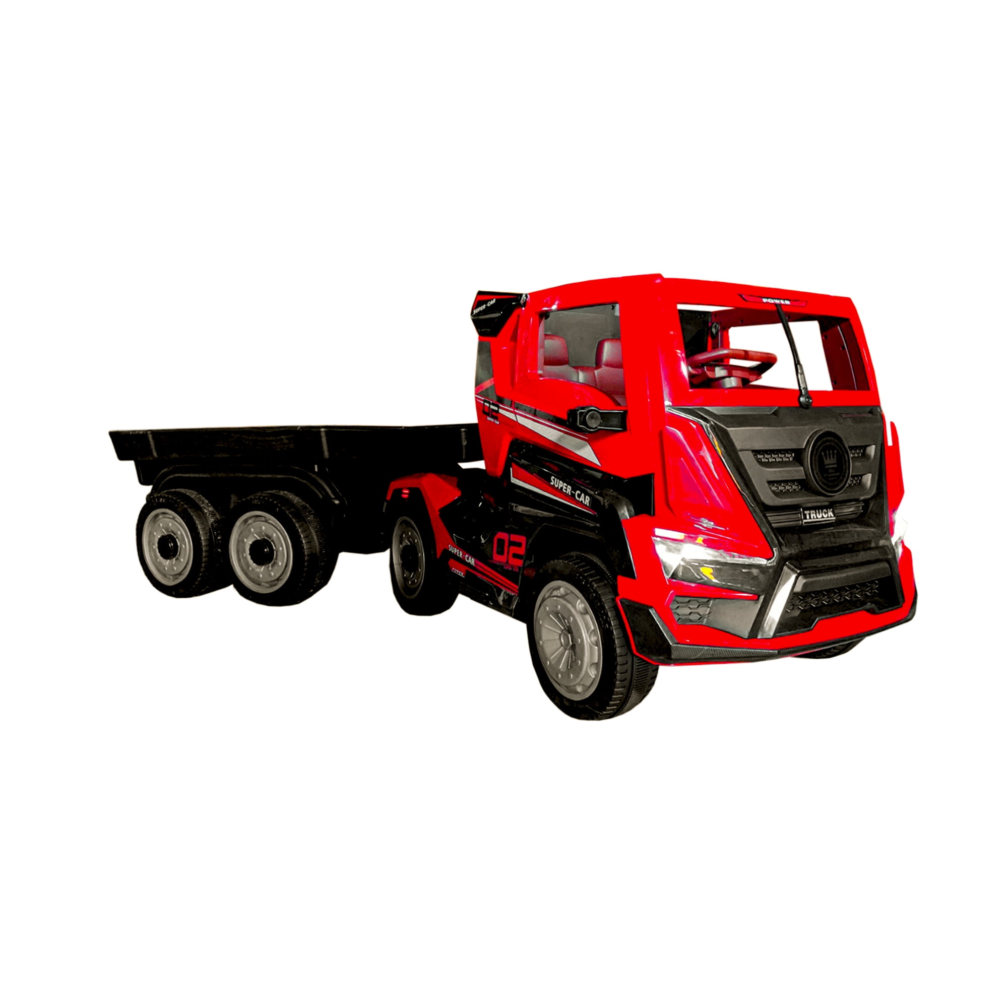 Montable Electrico AEIOU Trailer Remolque Rojo 12 V | Bodega Aurrera en ...