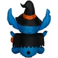 Disney Airblown Inflatables 54 Inch Stitch Witch Costume for Halloween ...