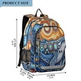 ALAZA Art Whale Paint School Laptop Backpack Travel Bag Casual Student ...