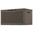 Devoko Resin Deck Box, 100 Gallon, Waterproof, Outdoor Storage Bench ...