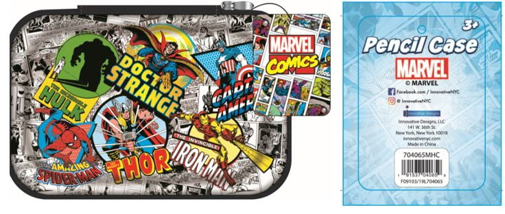 Marvel Comics Molded Pencil Case - Walmart.com