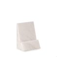 Bey-Berk White Marble Desktop Phone/Tablet Cradle with a Pass-Thru Hole ...