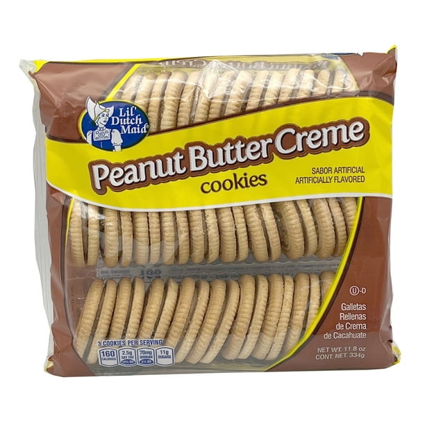 Little Dutch Maid Peanut Butter Filled Cookies 11.8 oz. - Walmart.com