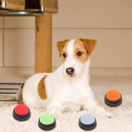 pitrice 4Pcs Recordable Talking Buttons for Dog Cats Game Record ...