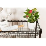 18" Deep x 36" Wide x 92" High 6 Tier Black Mobile Basket Unit 800lb ...
