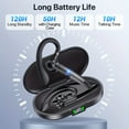 Wireless Headset, with 50Hrs Charging Case, 12Hrs Music Time 400 mAh Battery Capacity And Noise ...