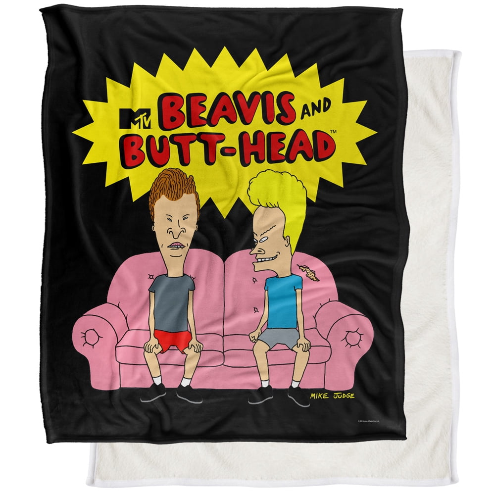 Beavis and Butthead Blanket, 50"x60" Couch Silky Touch Sherpa - Walmart.com