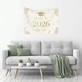 Patifu Class of 2026 Graduation Gold Confetti Polyester Fabric Wall ...