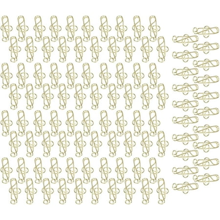 Paper Clips, 100 Pieces Note Shaped Paper Clips, Corrosion Resistant ...