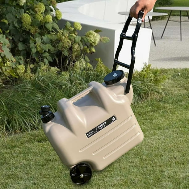 Colaxi Water Container Water Storage Container Wheeled Pull Rod with ...