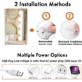 OGEDNAC, Vanity Lights for Mirror, 3-Color Dimmable LED, Portable USB ...
