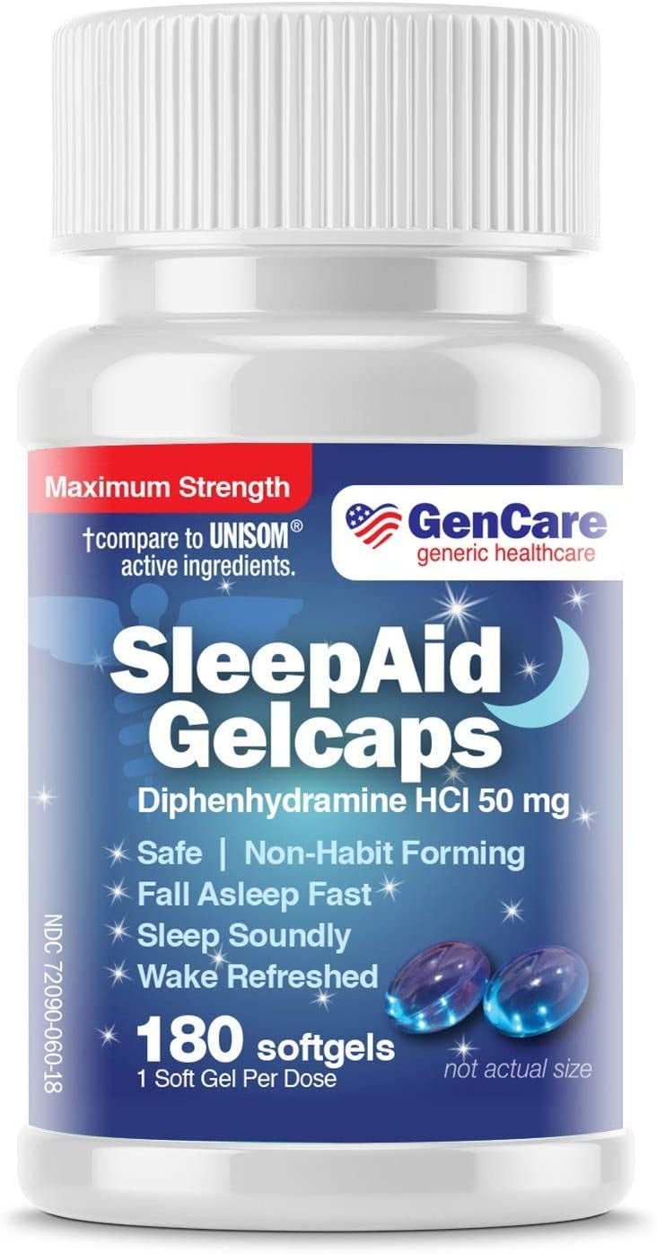 Suplemento Pastillas para Dormir Durante la Noche Adultos 50 mg 180 ...