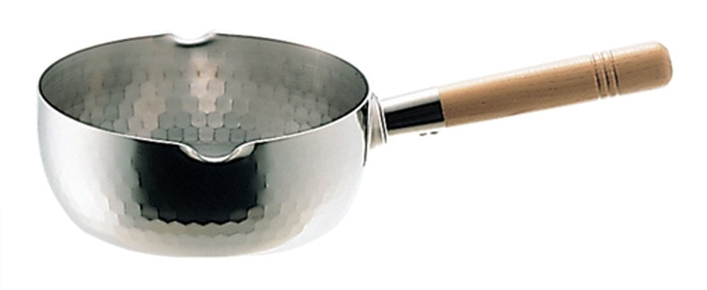 Yoshikawa made in Japan Snow pan 18cm IH compatible stainless Silver ...