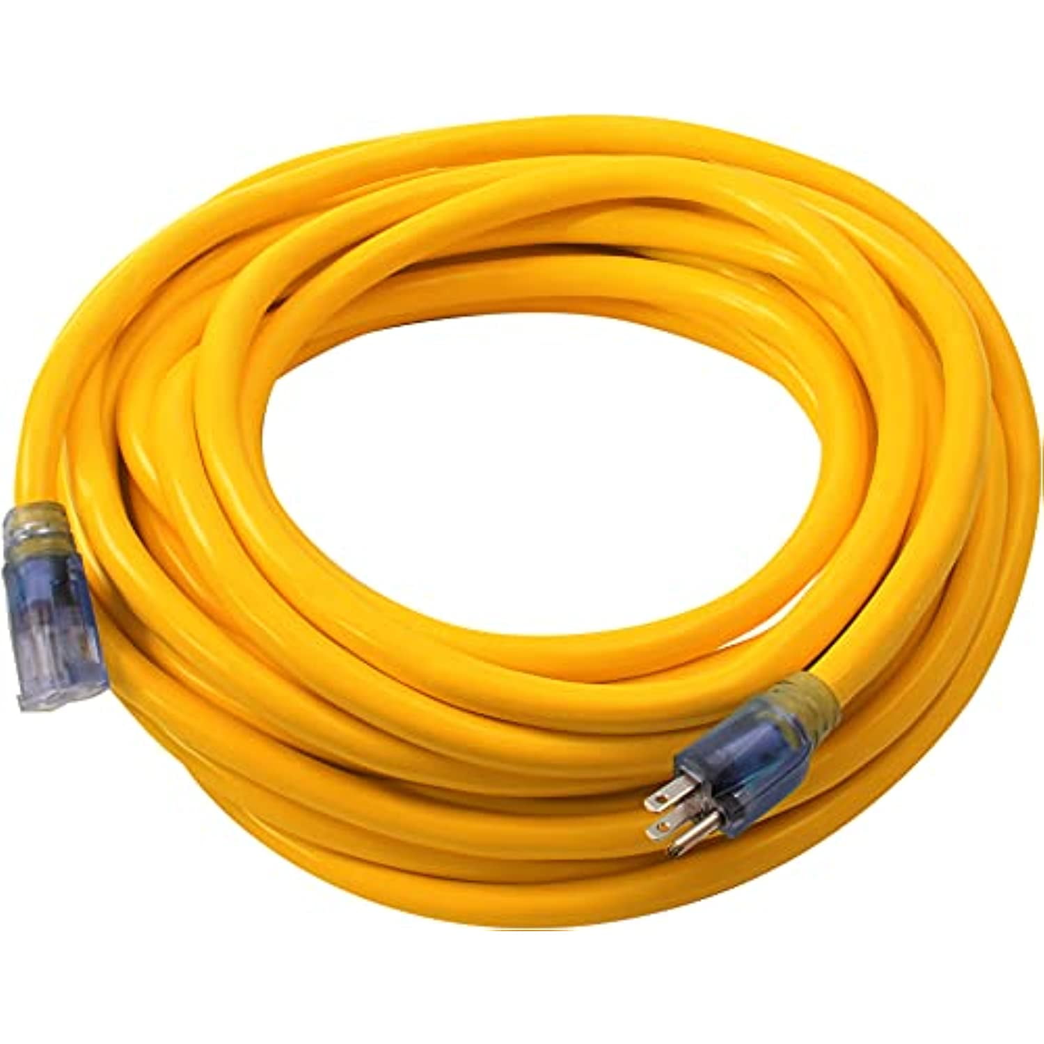 DEWALT 100 Foot 10/3 SJTW Lighted Extension Cord - Heavy Duty Outdoor ...