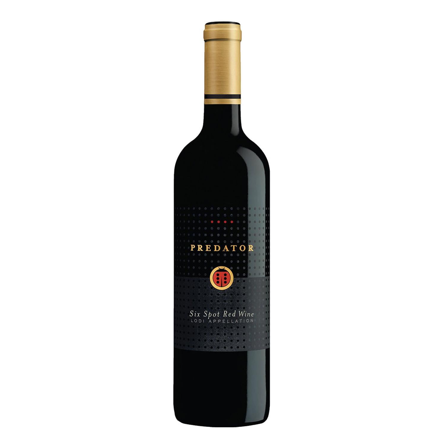 Pack de 6 Vino Tinto Predator Six Spot 750 ml Predator Six Spot ...