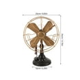 FESTFENDS Vintage Design Iron Art Vintage Fan Model Antique Bronze ...