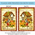 Toland Home Garden Autumn Birds Welcome Fall Flag Double Sided 28x40 ...