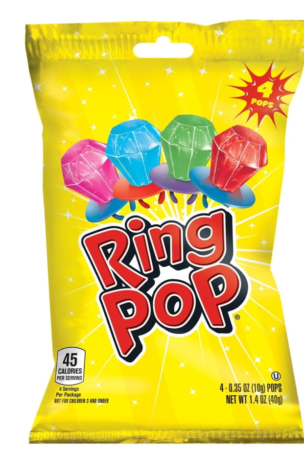 Buy Ring Pops Assorted Flavors,Individually Wrapped Finger Lollipops ...