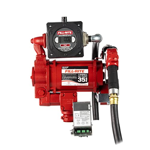 Fill-Rite FR319VB 115V/230V 35 GPM Fuel Transfer Pump with Digital ...