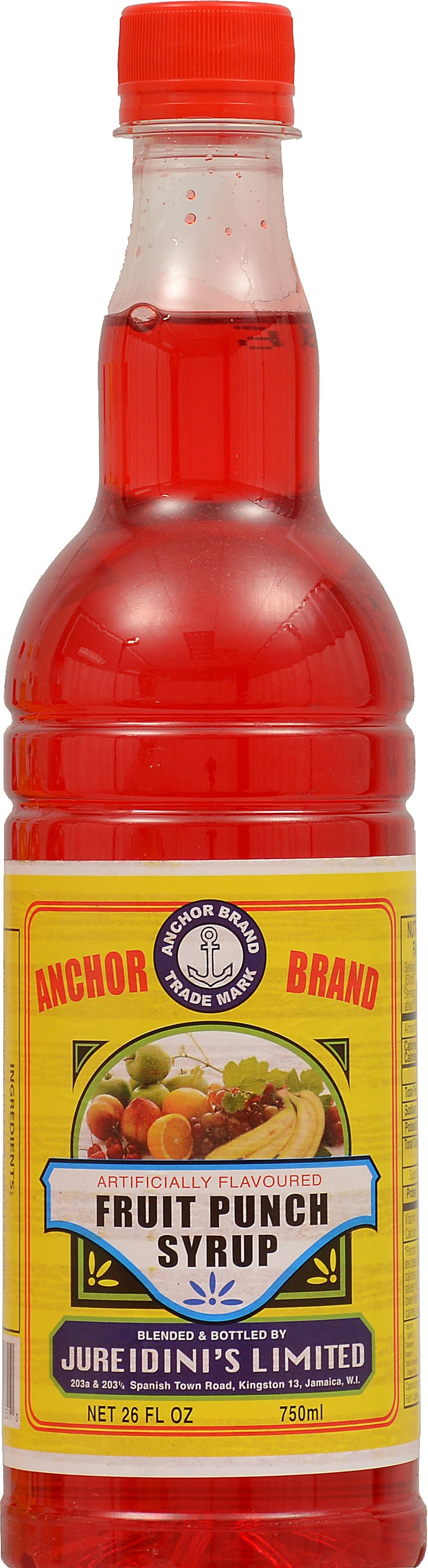 Anchor Brand Fruit Punch Syrup, 26 fl oz - Walmart.com