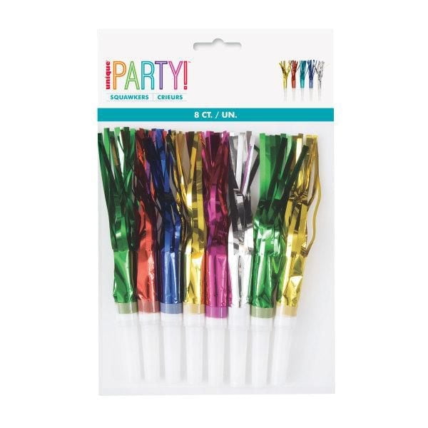 Click here for Unique Pretzels Fringed Squawkers  8ct prices