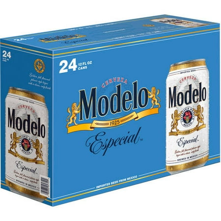 Modelo Especial Beer, 24 pack, 12 fl oz - Walmart.com