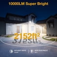 100 dawn to dusk outdoor floodlight with timer, 9000 adjustable ...