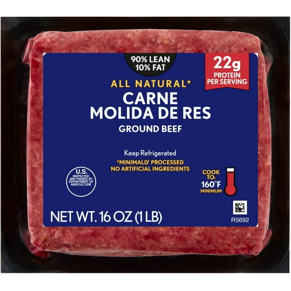 80% Lean / 20% Fat Ground Beef and Pork Blend, 1 lb Roll, Fresh ...