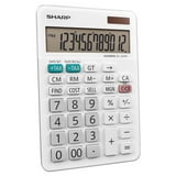 Sharp El-334w Large Desktop Calculator, 12-Digit Lcd - Walmart.com