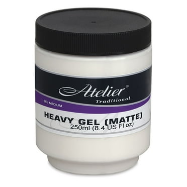 U.S. Art Supply Impasto Clear Gel Acrylic Medium, 500ml Tub ...