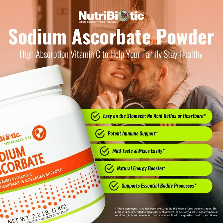 Nutribiotic Sodium Ascorbate DIFFERENCES Between Sodium Ascorbate