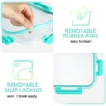 5-Pack 36 oz Glass Meal Prep Containers with Airtight Locking Lids ...
