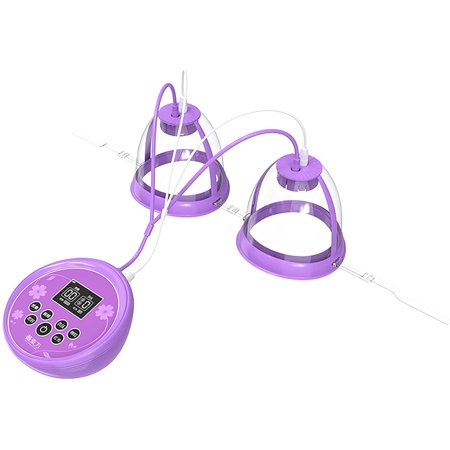 Electric Chest Massager，Vacuum Cupping Machine Transparent Plastic Cup ...