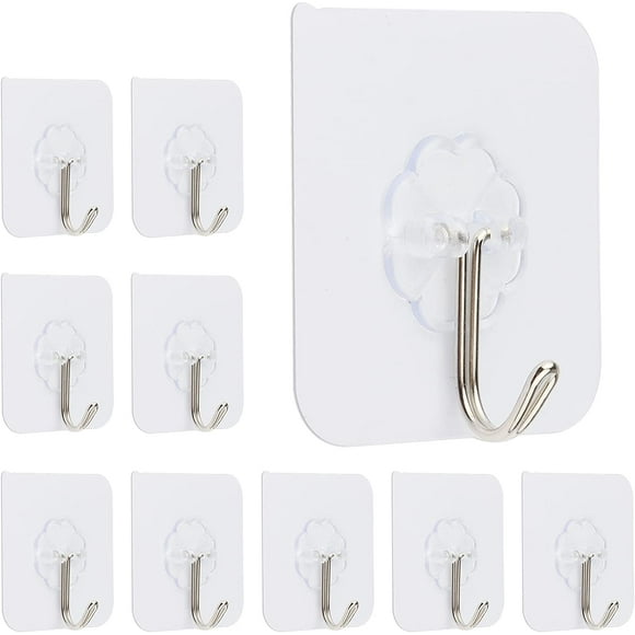 Adhesive Plastic Hooks