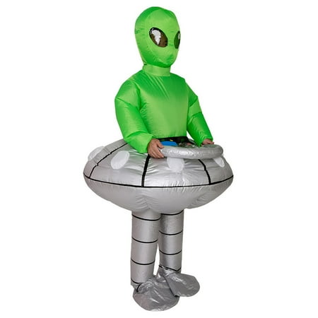 Halloween Funny Inflatable Suit Flying Saucer Alien Inflatable Suit Cos ...