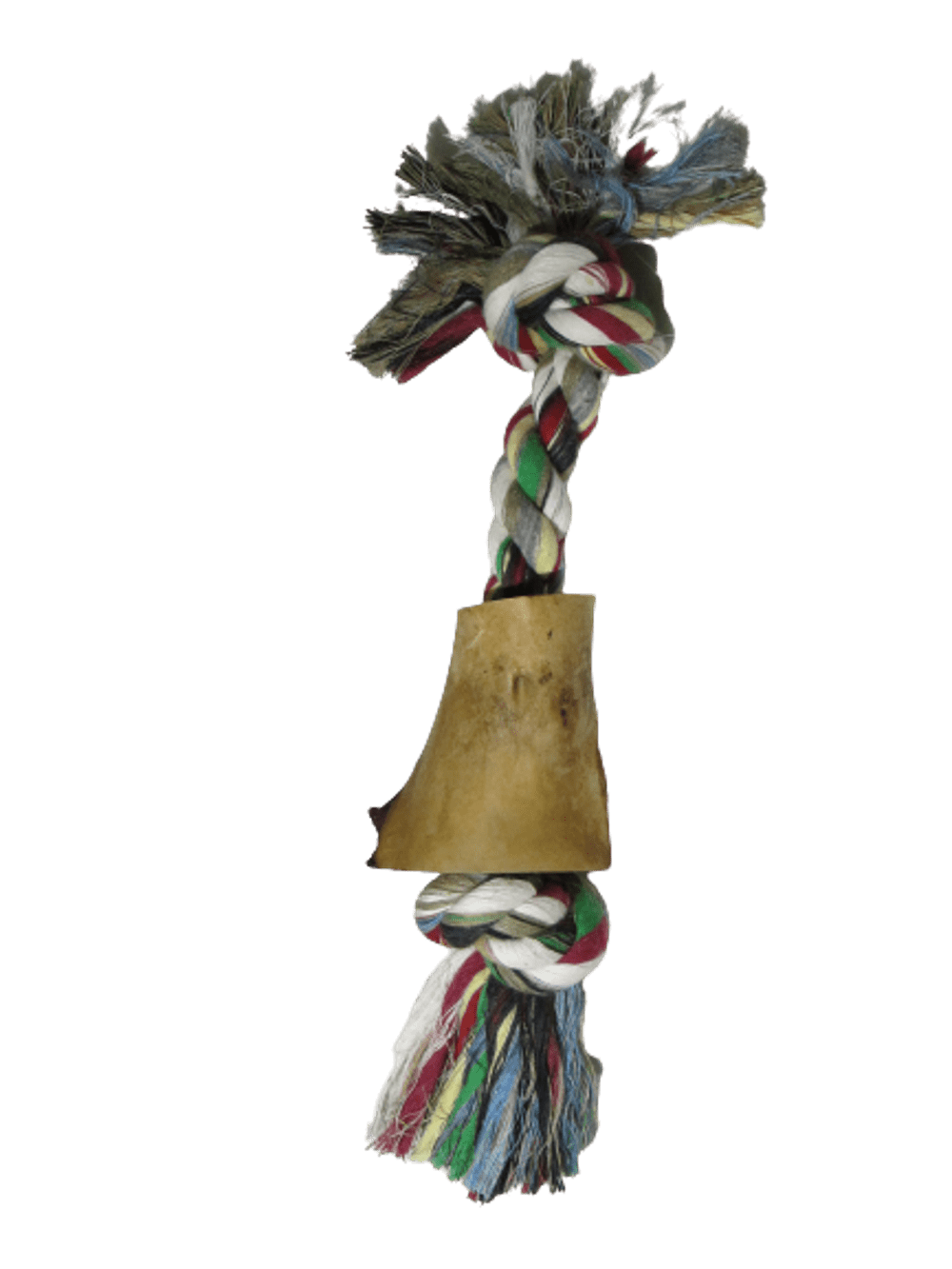 Pet Friendly Two Knot Dog Rope Toy and Femur Cow Bone Medium - Walmart.com