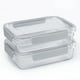 Mainstays Rectangular Tritan Stain-Proof Food Storage Container, 1300ml ...