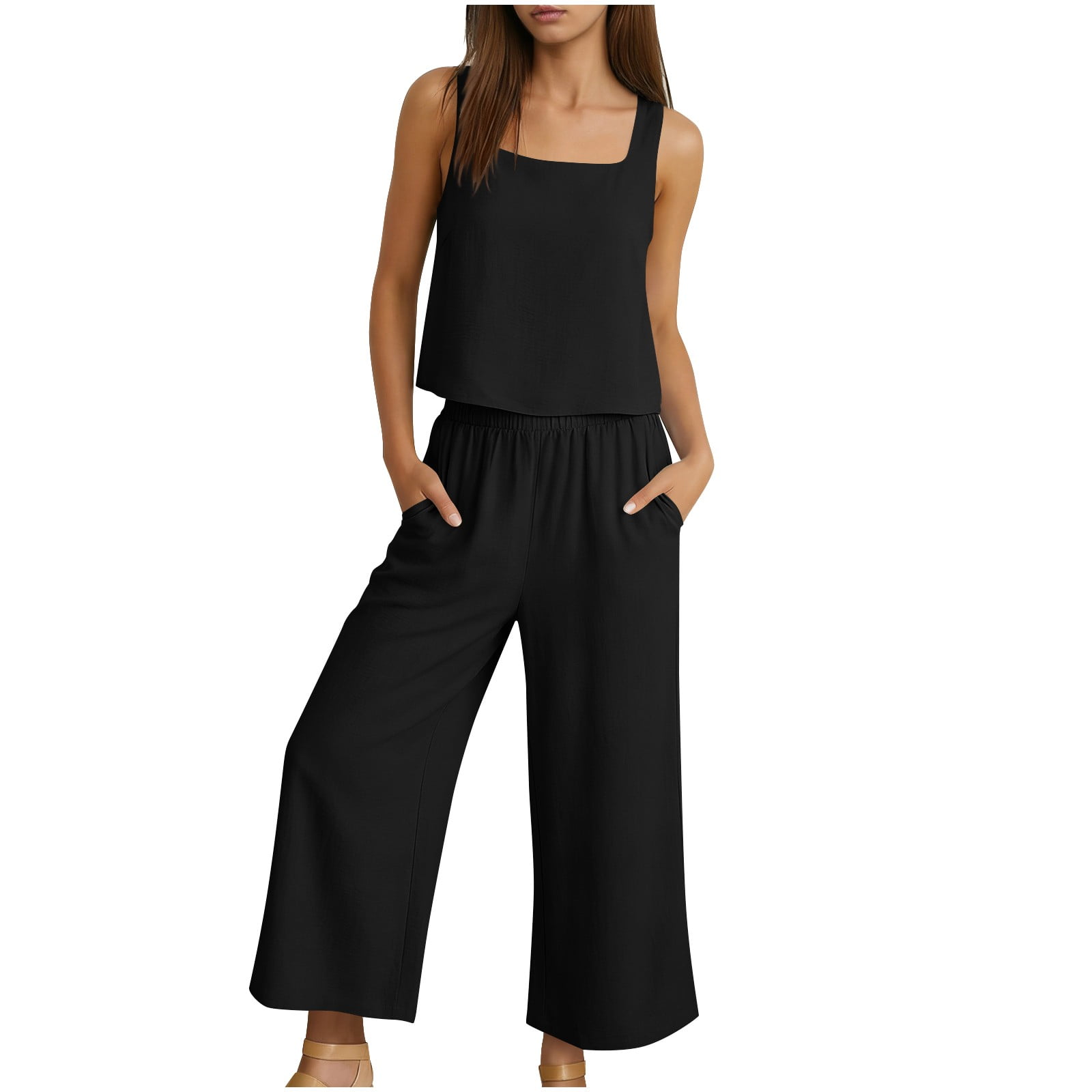 Click here for Unbranded 2-Piece Outfit For Women  Sleeveless Cro... prices