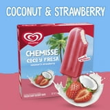 Holanda Chemisse Coconut and Strawberry Mexican Fruit Ice Pops Frozen ...