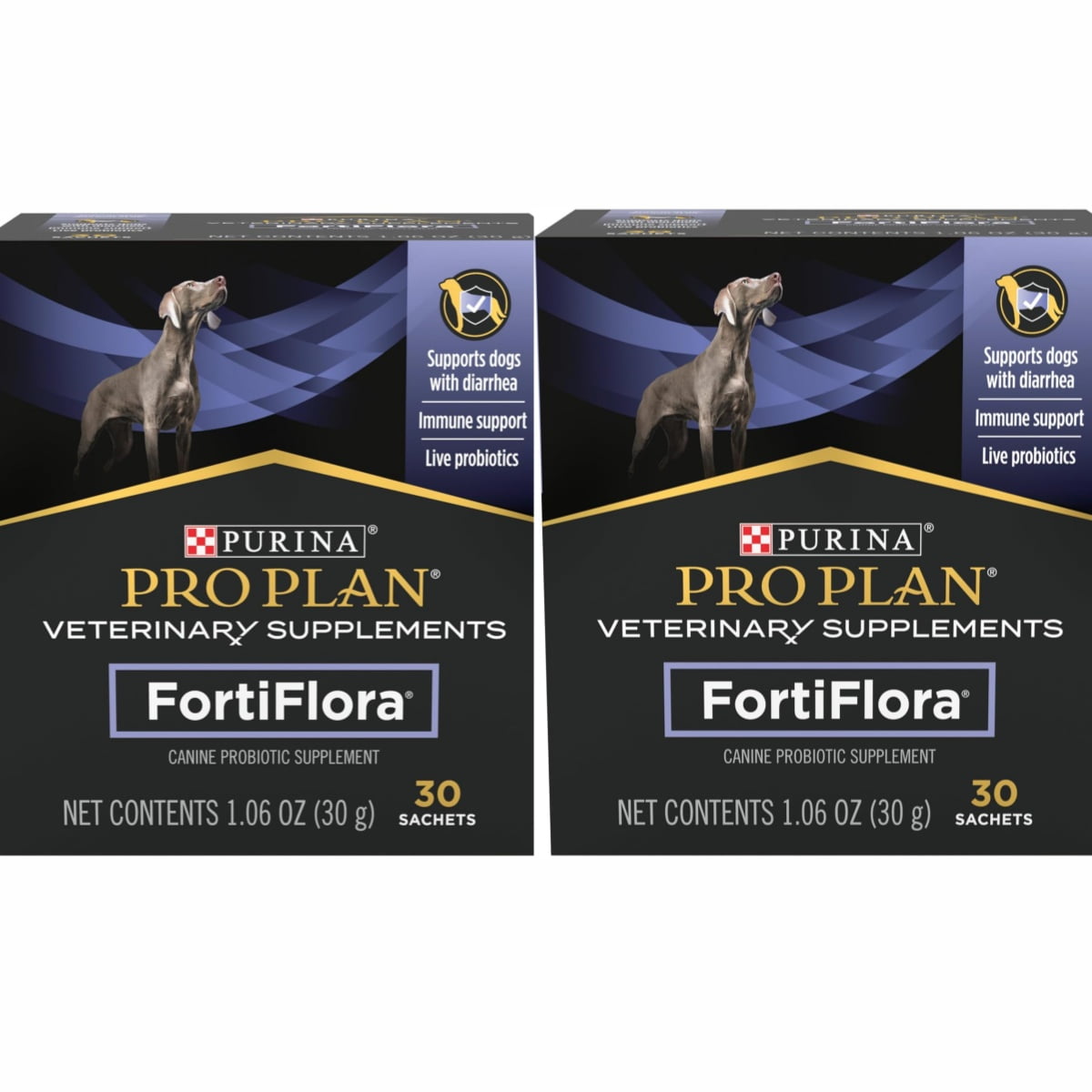 2 Boîtes Purina Pro Plan Suppléments Vétérinaires FortiFlora Supplément ...