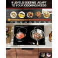 24 Inch Electric Cooktop 4 Burners, Drop-in Ceramic Cooktop, 6000W ...