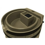 Good Ideas Rain Wizard 65 Gallon Rain Barrel with Darkened Ribs - Khaki ...