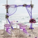 Coolmade 3Pcs Wedding Arch Draping Fabric 29.5"x18Ft Pearl Fabric ...