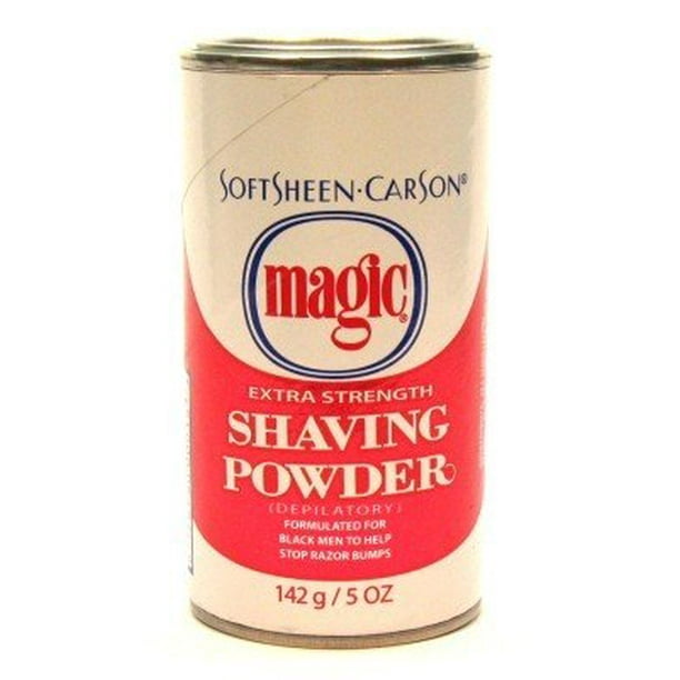 Magic Shave Softsheen Carson Extra Strength Shaving Powder, Red - 5 Oz ...